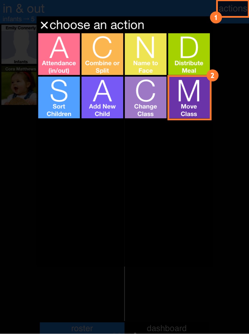 Tracking Child and Staff Member Transitions From Class to Class in Tadpoles