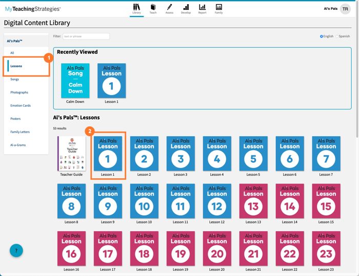 Digital Content Library: Al's Pals