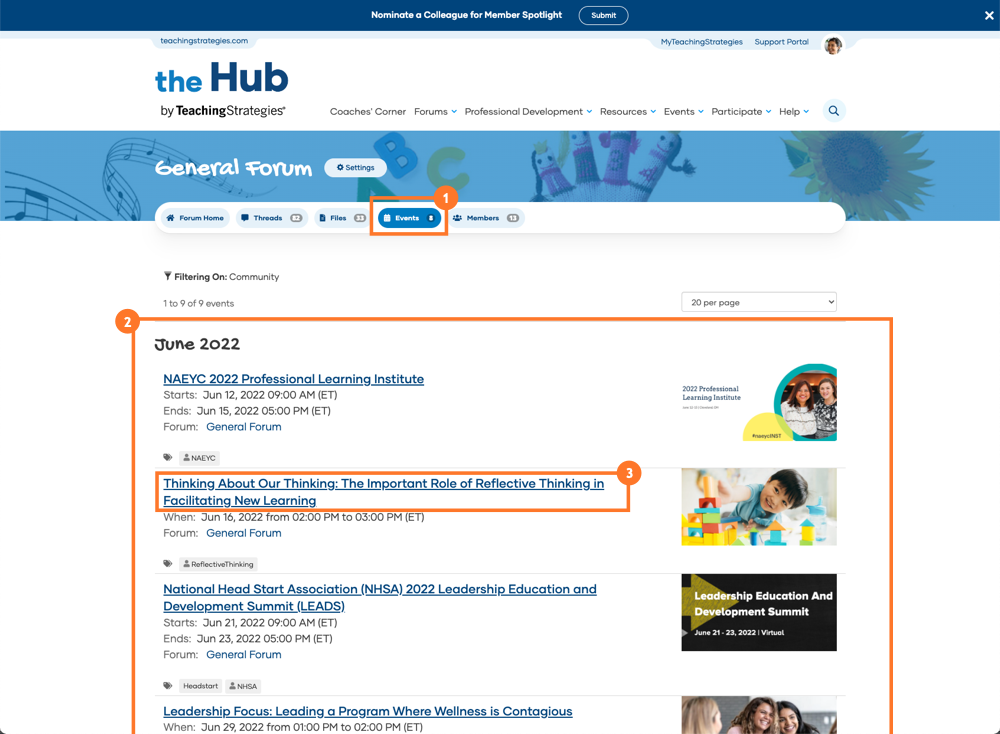 Participating in Discussion Forums in The Hub