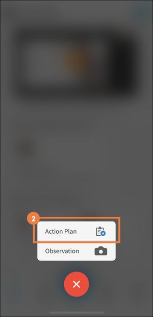 How do I create a new action plan on the Coaching to Fidelity app?