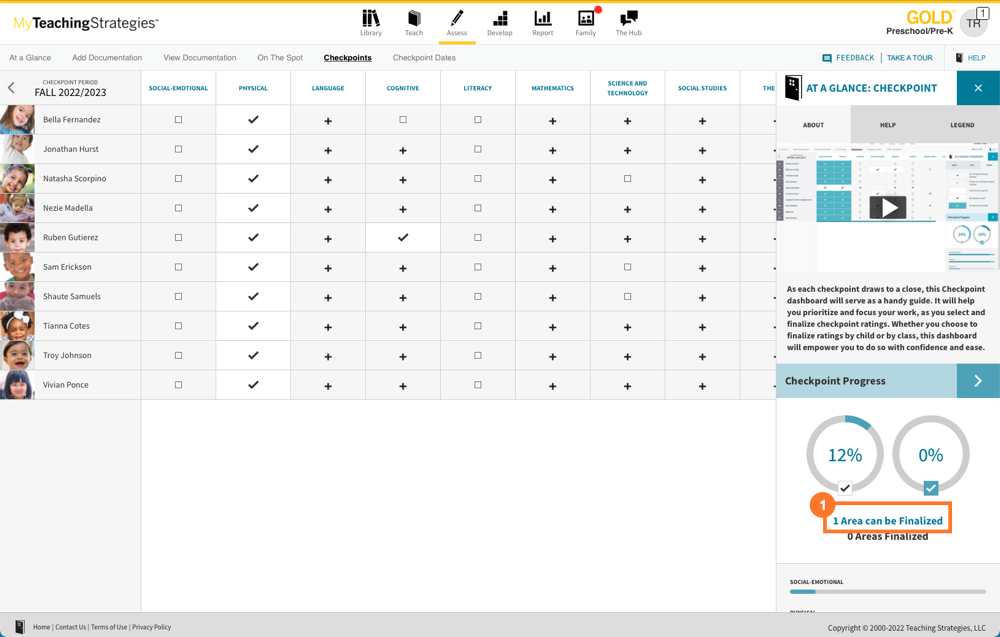 How do I finalize checkpoints?