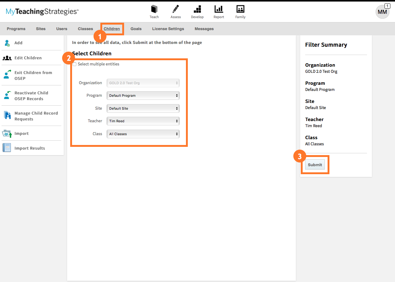 Deleting a Child Record on MyTeachingStrategies - Administrators