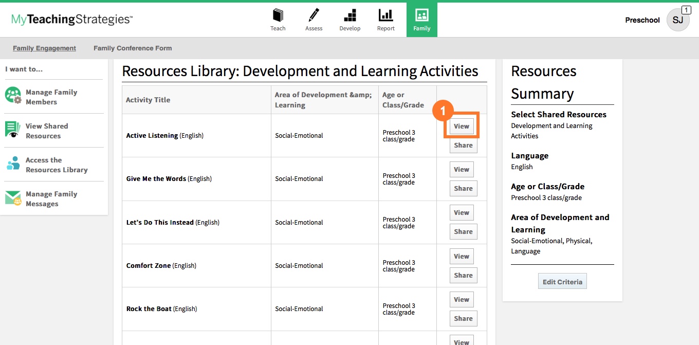 How do I find the activities that used to be on the Development and ...