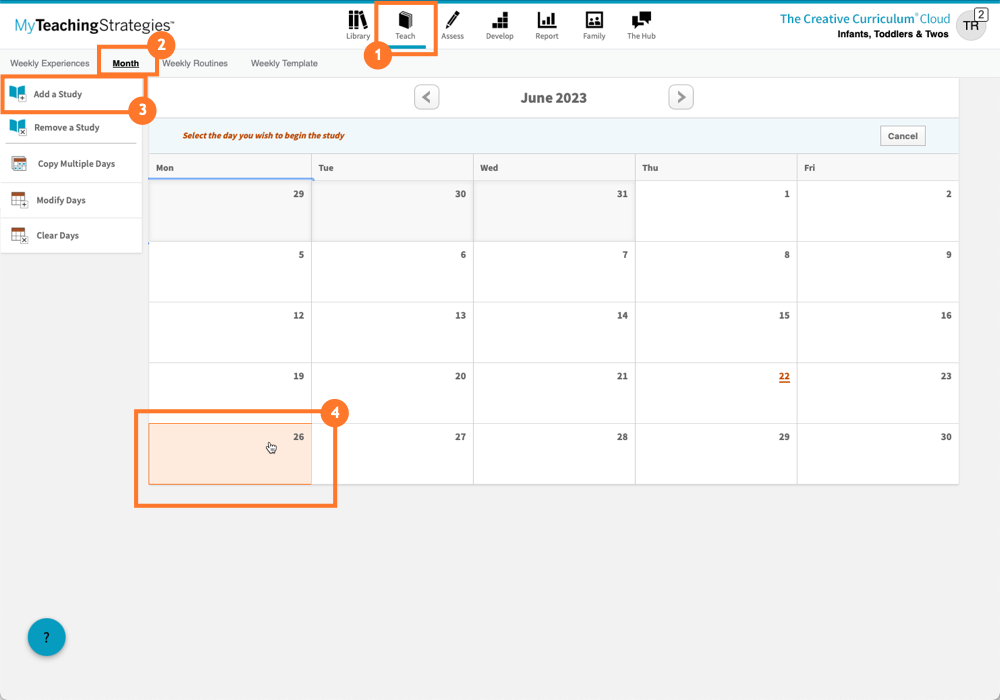 Adding Teaching Guides to Your Planning Calendar