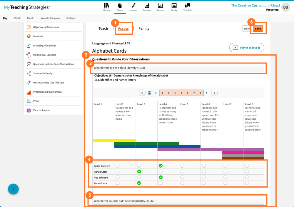 Using the Day View Calendar