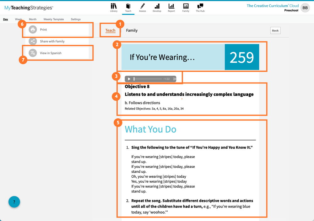 Using the Day View Calendar