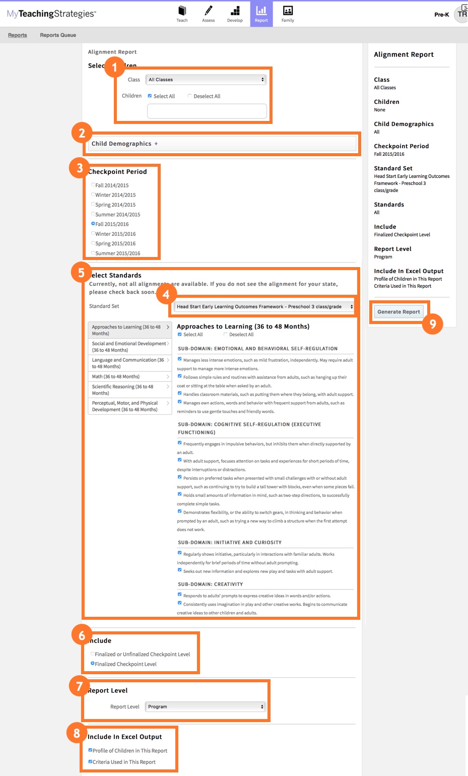 Alignment Report - Teachers