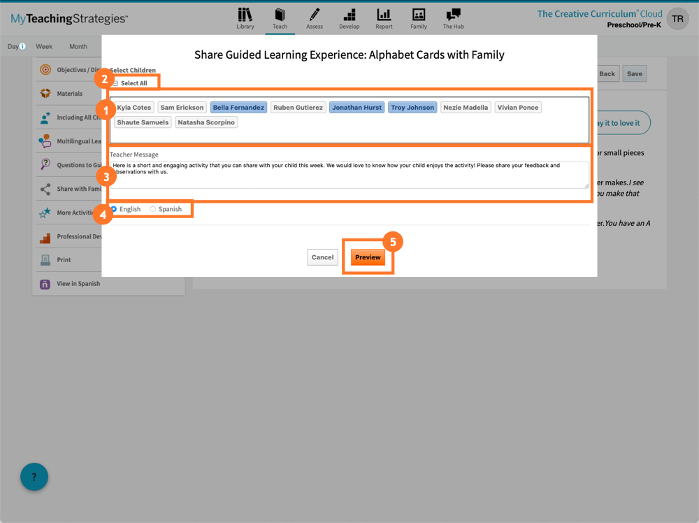 Using the Day View Calendar