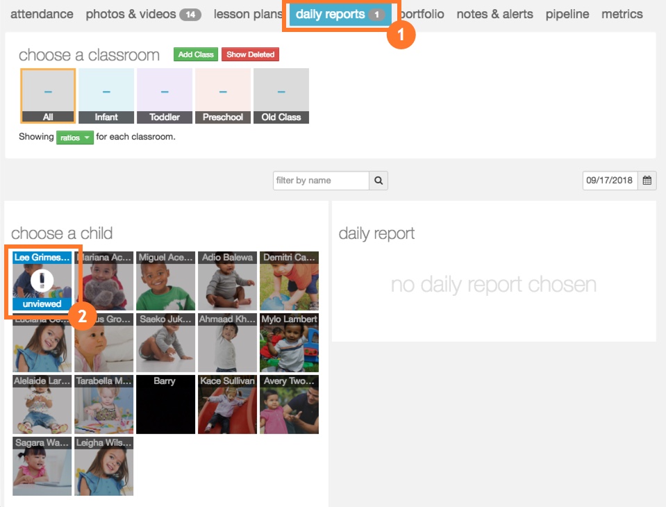 Tracking Notifications, Attendance, and Drop-Off Notes in Tadpoles