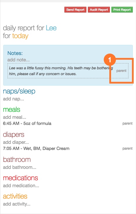 Tracking Notifications, Attendance, and Drop-Off Notes in Tadpoles