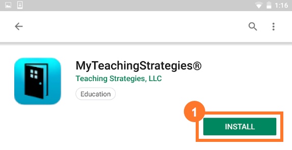 Downloading the MyTeachingStrategies Mobile App on Android Devices