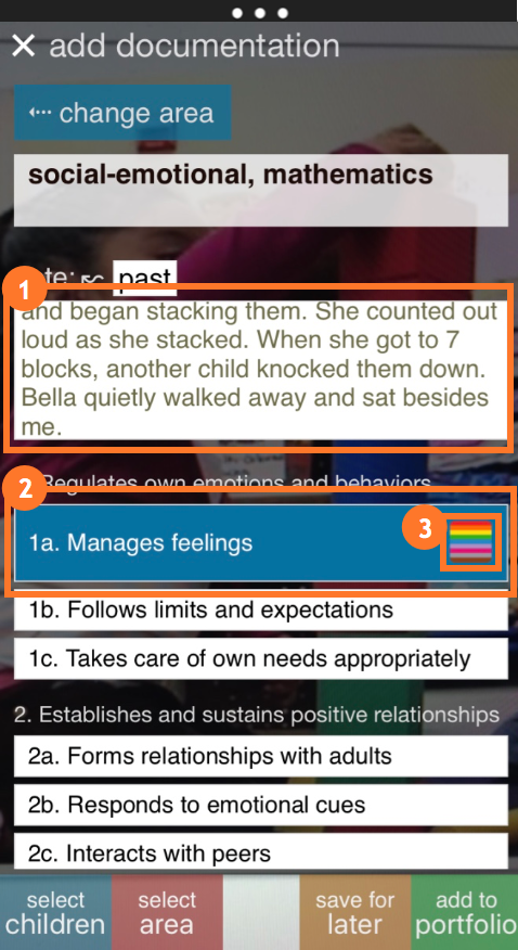 Adding Documentation with the MyTeachingStrategies Mobile App