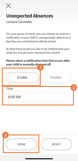 How do families use the unexpected absence feature on the Tadpoles ...