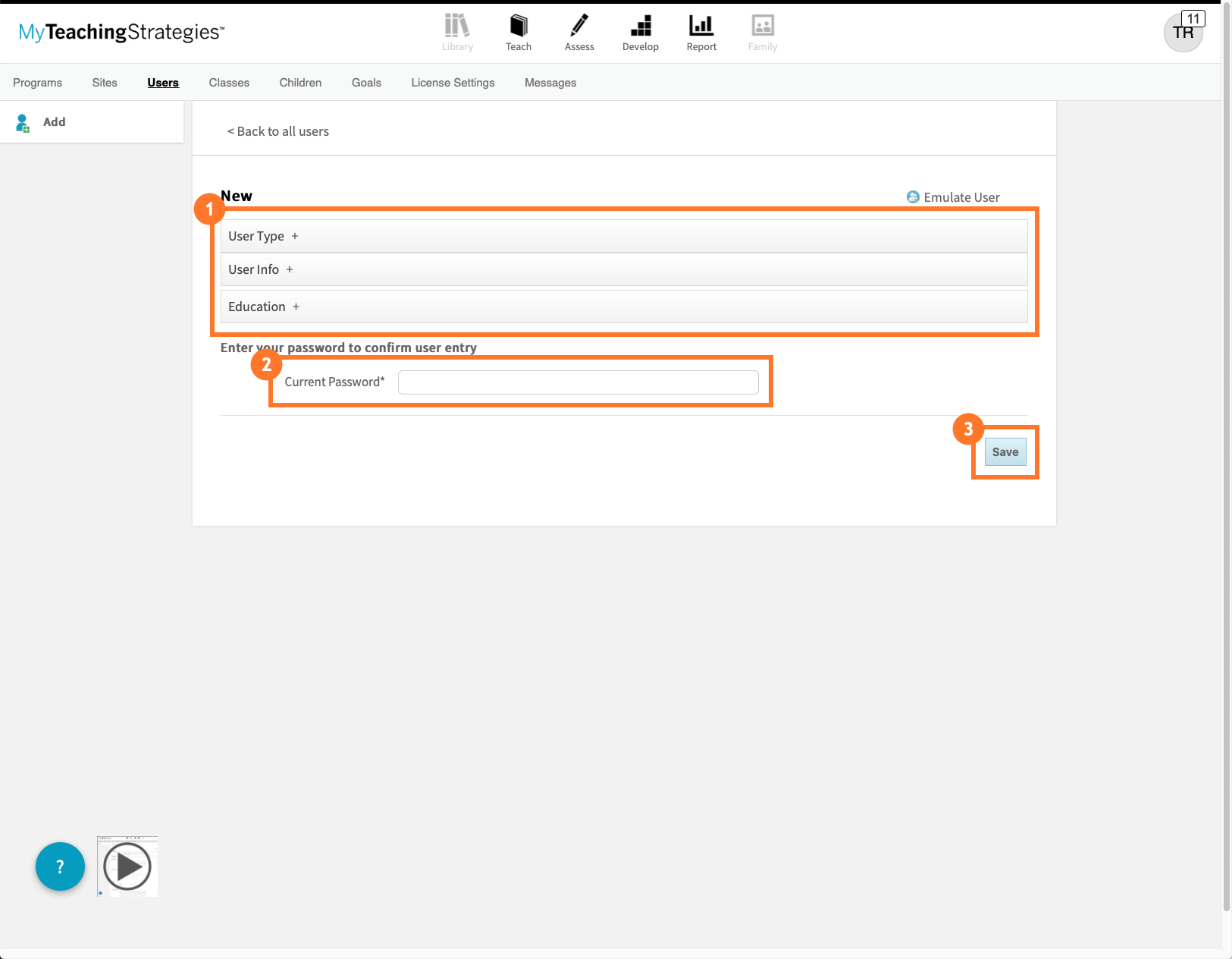 Adding Teachers to MyTeachingStrategies