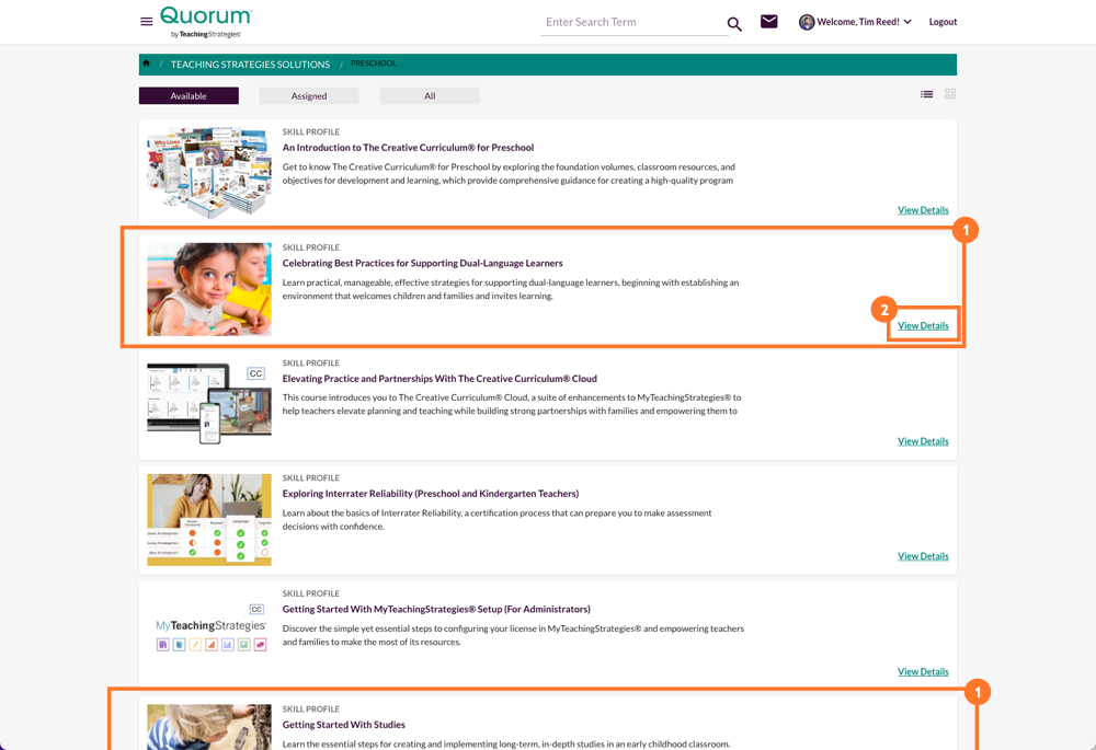 Quorum eLearning Platform