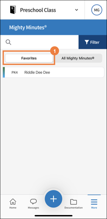 Using Mighty Minutes on the Teaching Strategies Teacher App