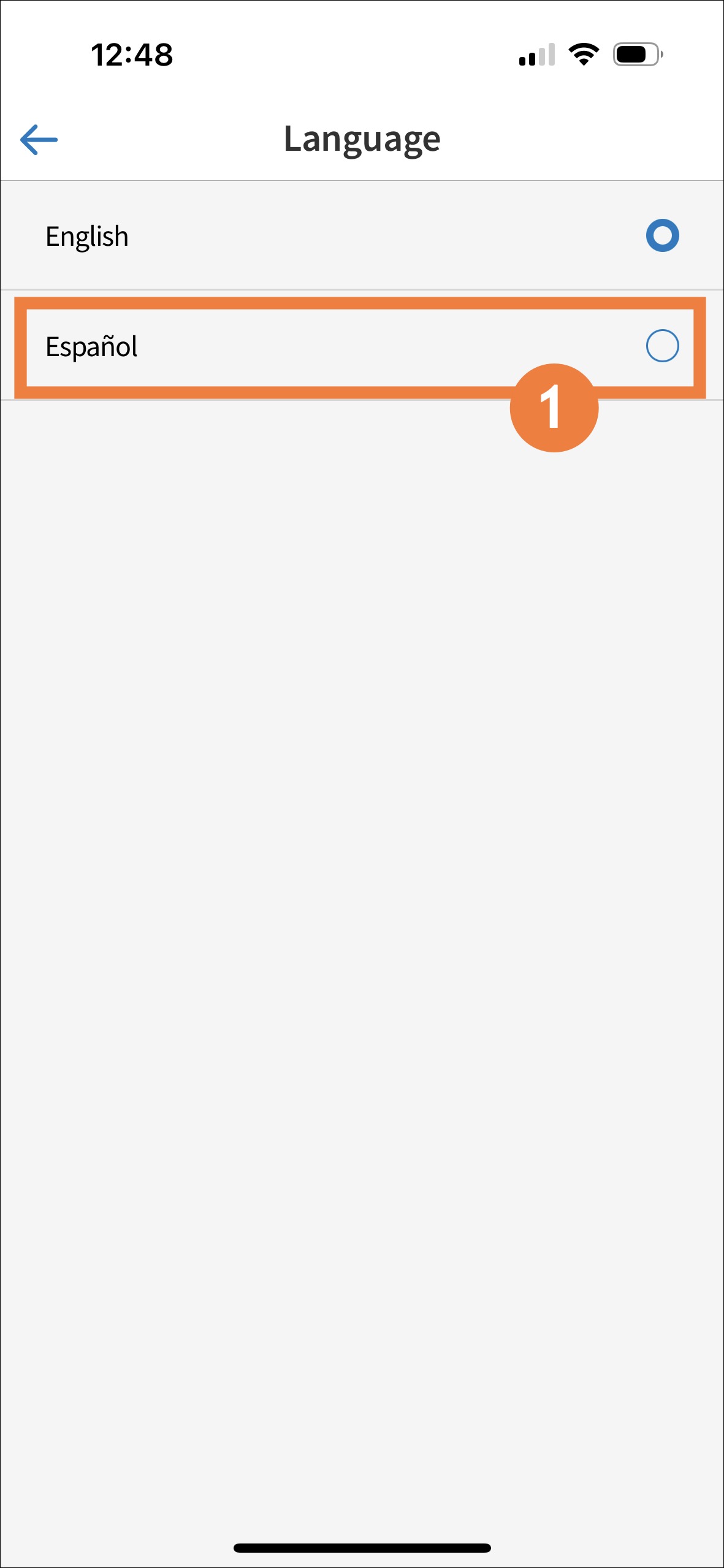 Where do I update my language preferences on the Teaching Strategies ...