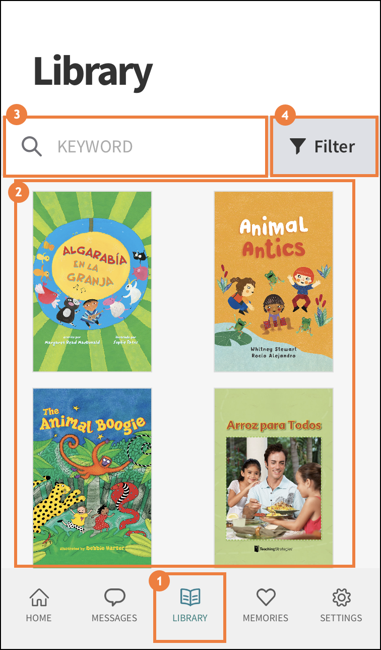 Using the Teaching Strategies Family App