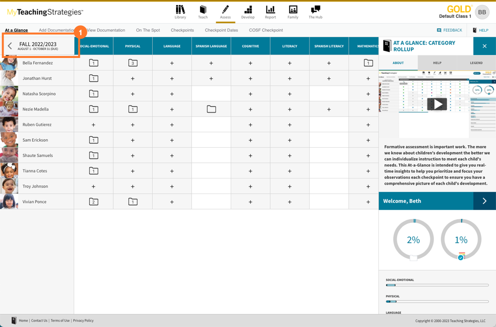 Now Available: Checkpoint Dates on At A Glance and Checkpoints ...