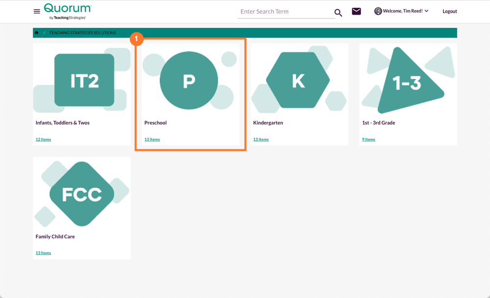Completing Product Tutorials in Quorum