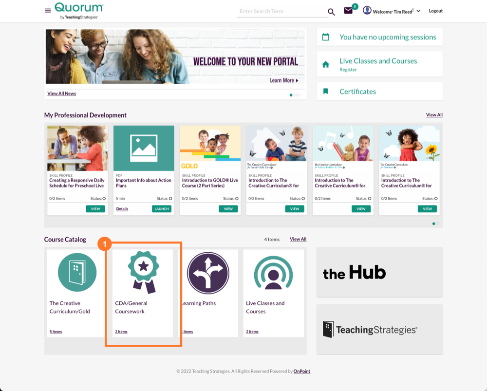 How do I get my CDA on Quorum?