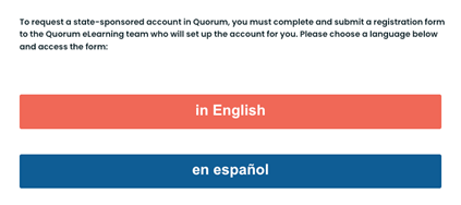 How to Register for a State-Sponsored Quorum Account for users based in ...