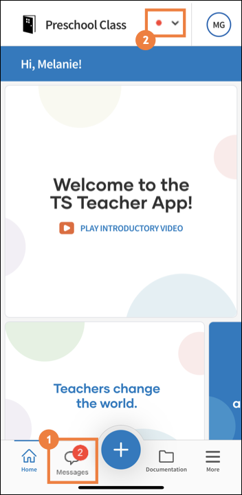 Communicating With Families on the Teaching Strategies Teacher App