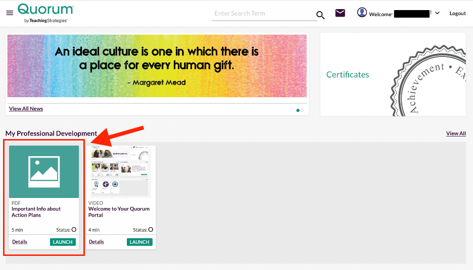 Quorum: What is An Action Plan?