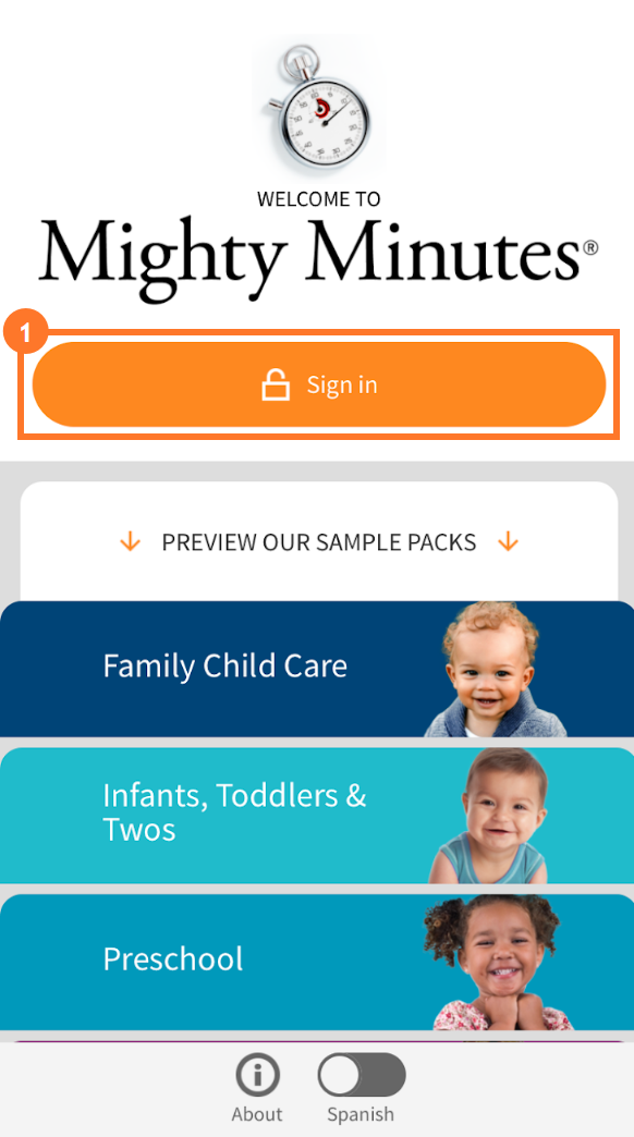 Using the Mighty Minutes App