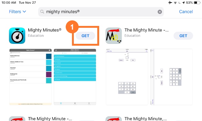 Downloading the Mighty Minutes App - Apple Devices