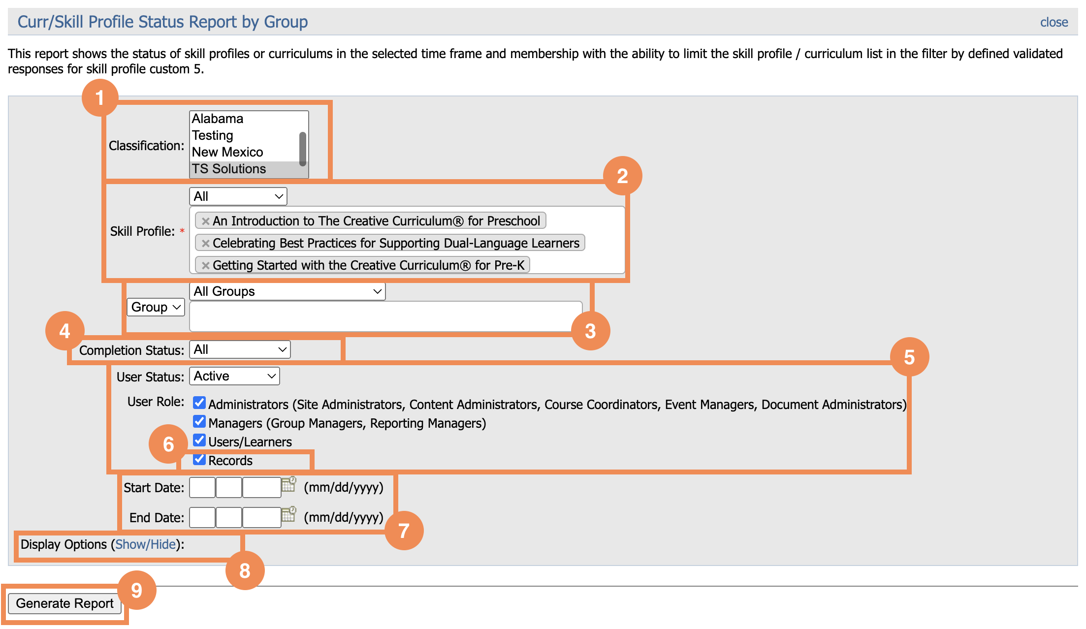 Generating Reports in Quorum