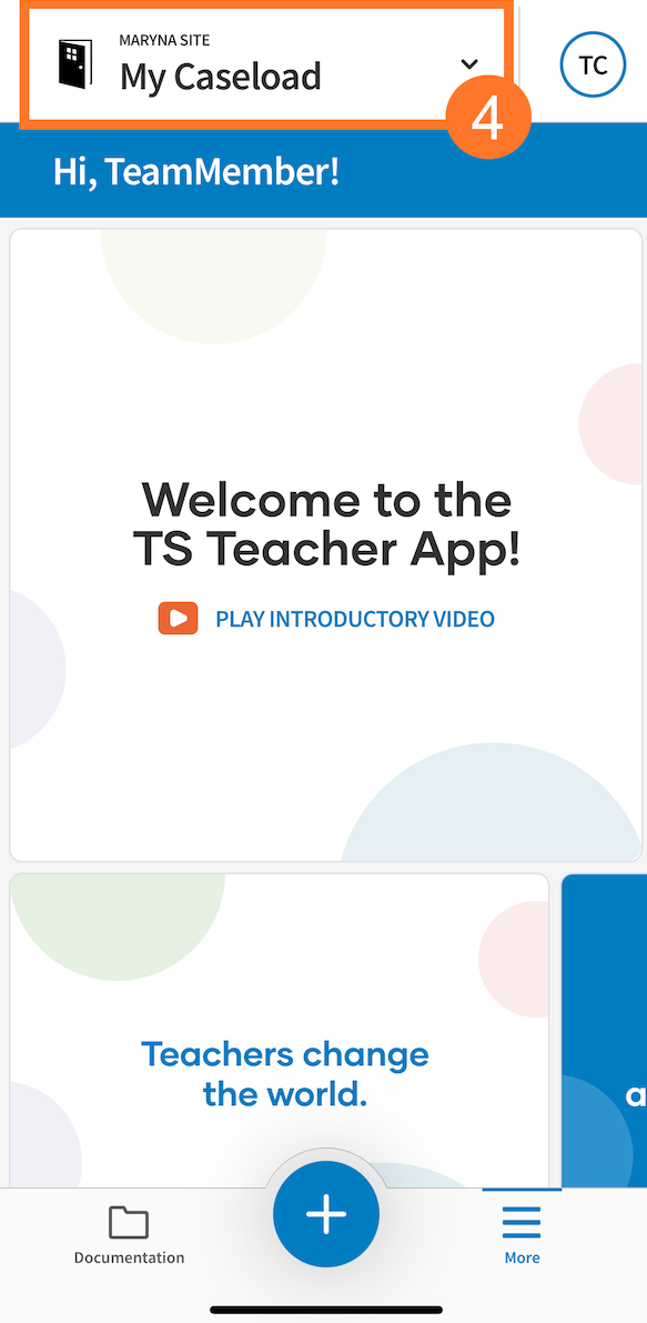 Accessing a Caseload on the Teaching Strategies Teacher App