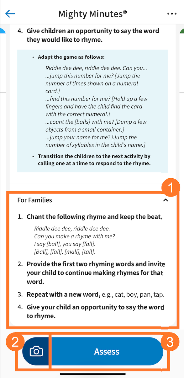 Using Mighty Minutes on the Teaching Strategies Teacher App