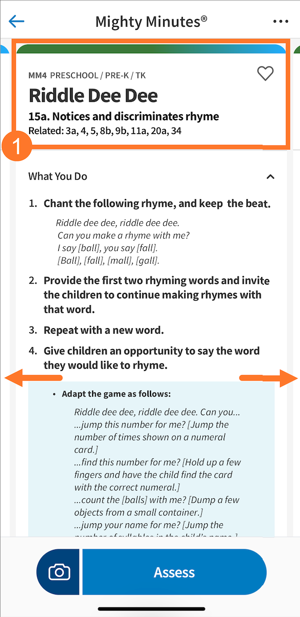 Using Mighty Minutes on the Teaching Strategies Teacher App