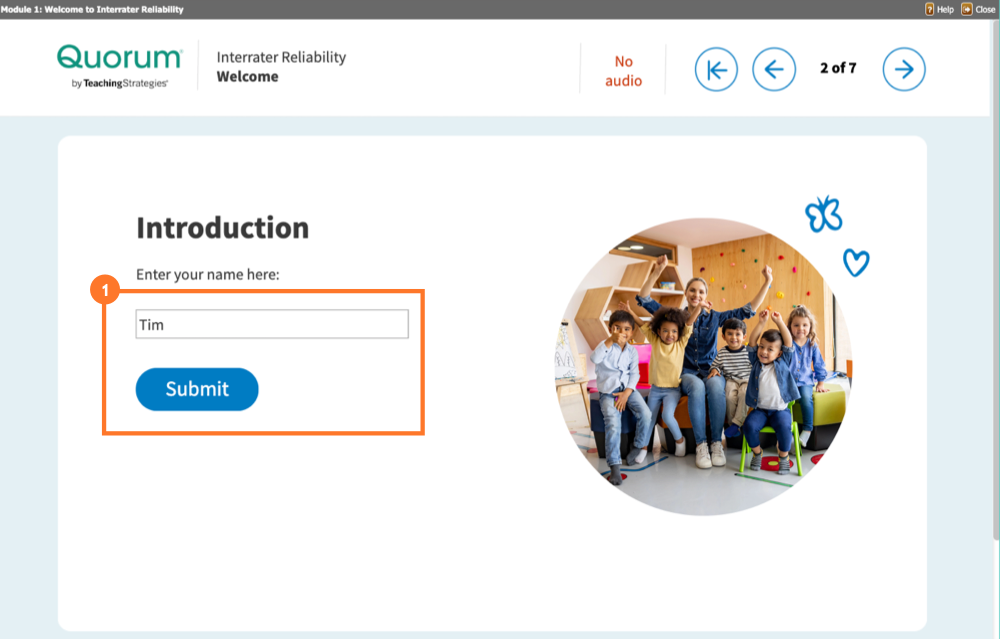 Completing the Interrater Reliability Certification Experience in Quorum