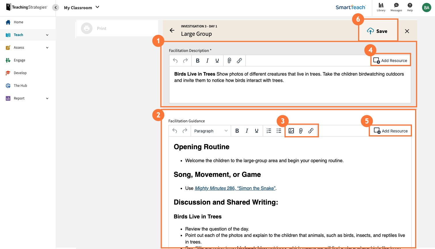 Using the Day View Calendar