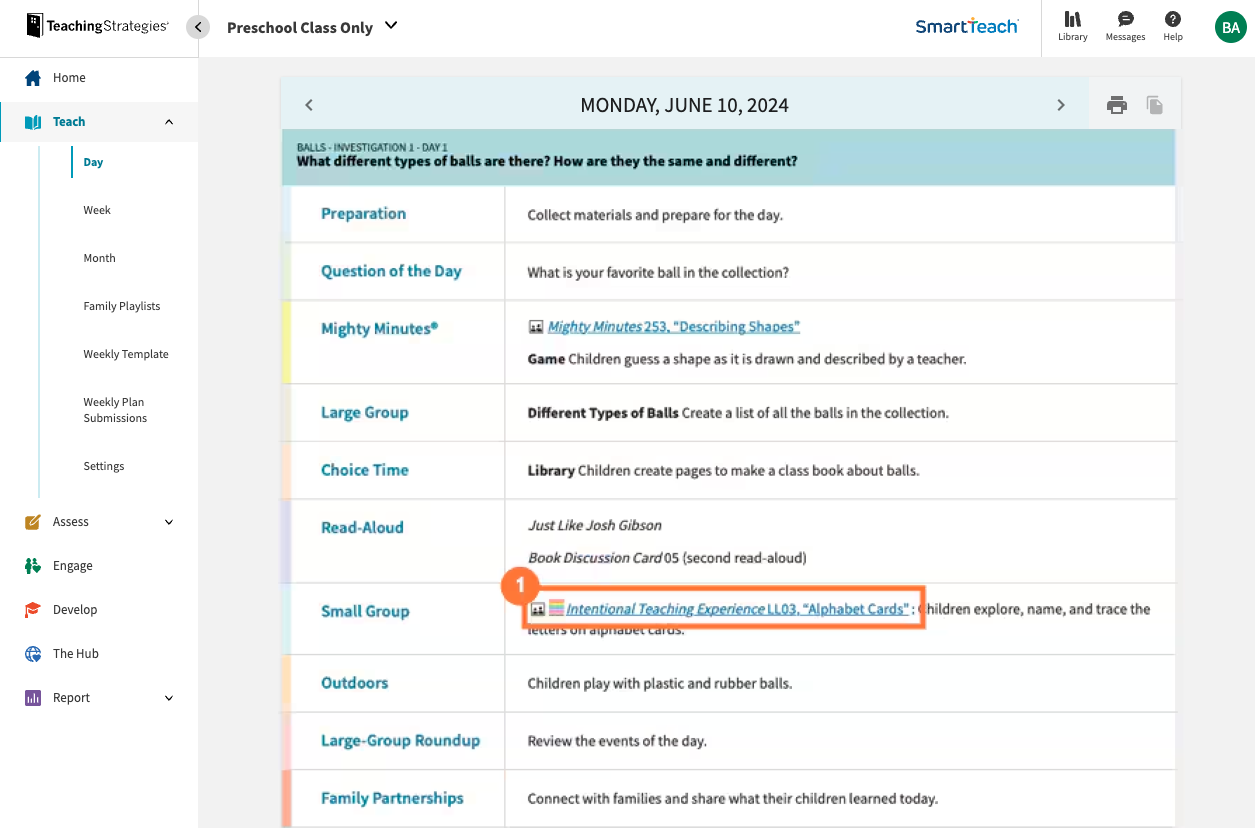 Using the Day View Calendar