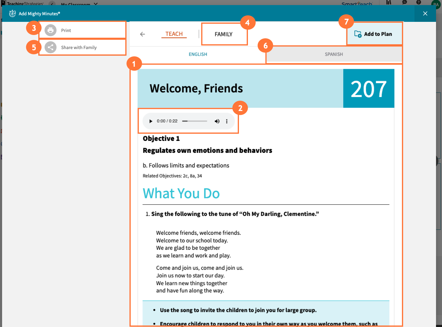Planning and Assessing Mighty Minutes