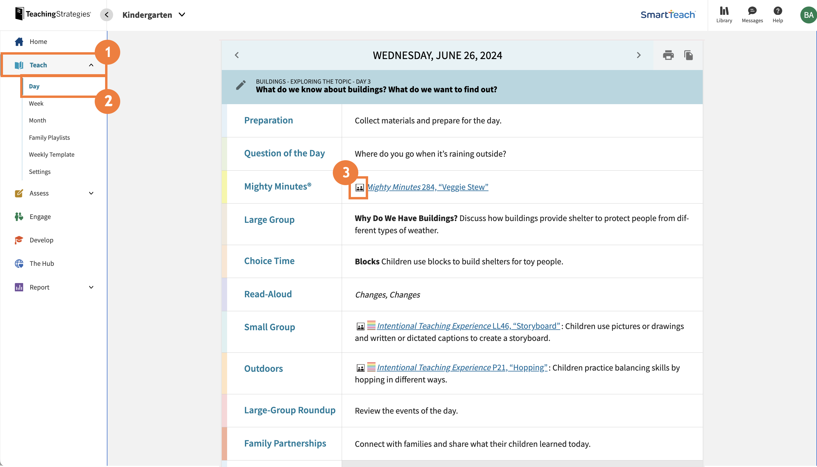 Planning and Assessing Mighty Minutes