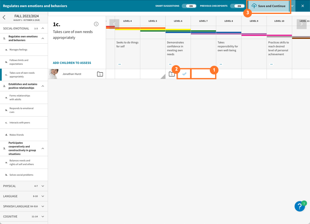 Entering and Finalizing Checkpoints