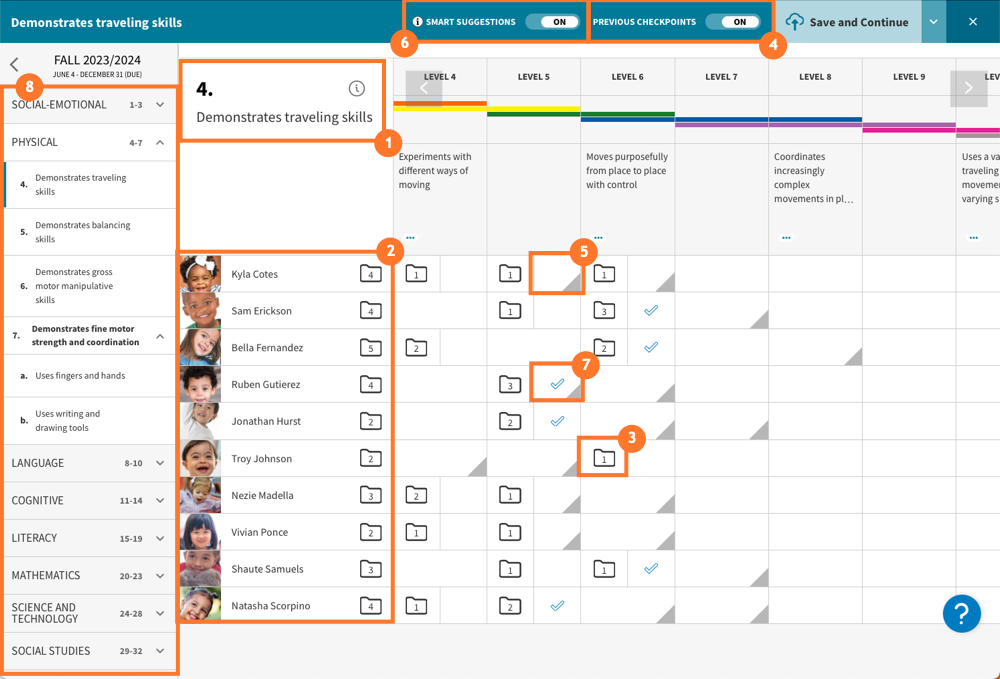 Entering and Finalizing Checkpoints