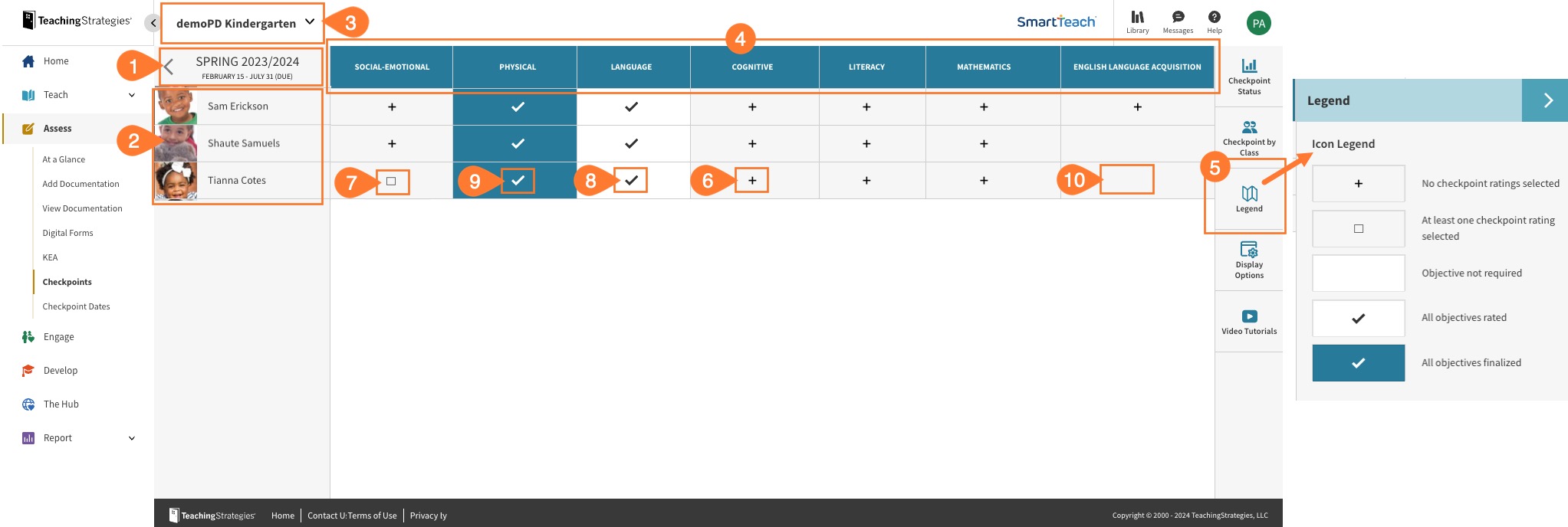 Entering and Finalizing Checkpoints