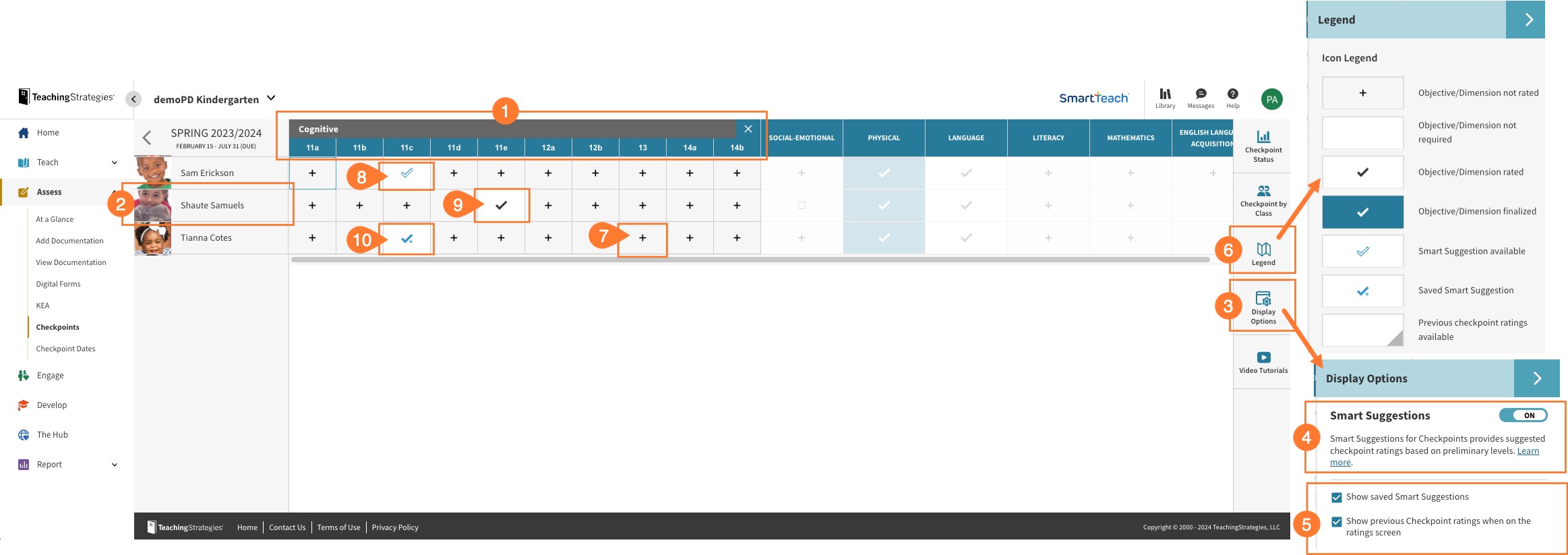 Entering and Finalizing Checkpoints
