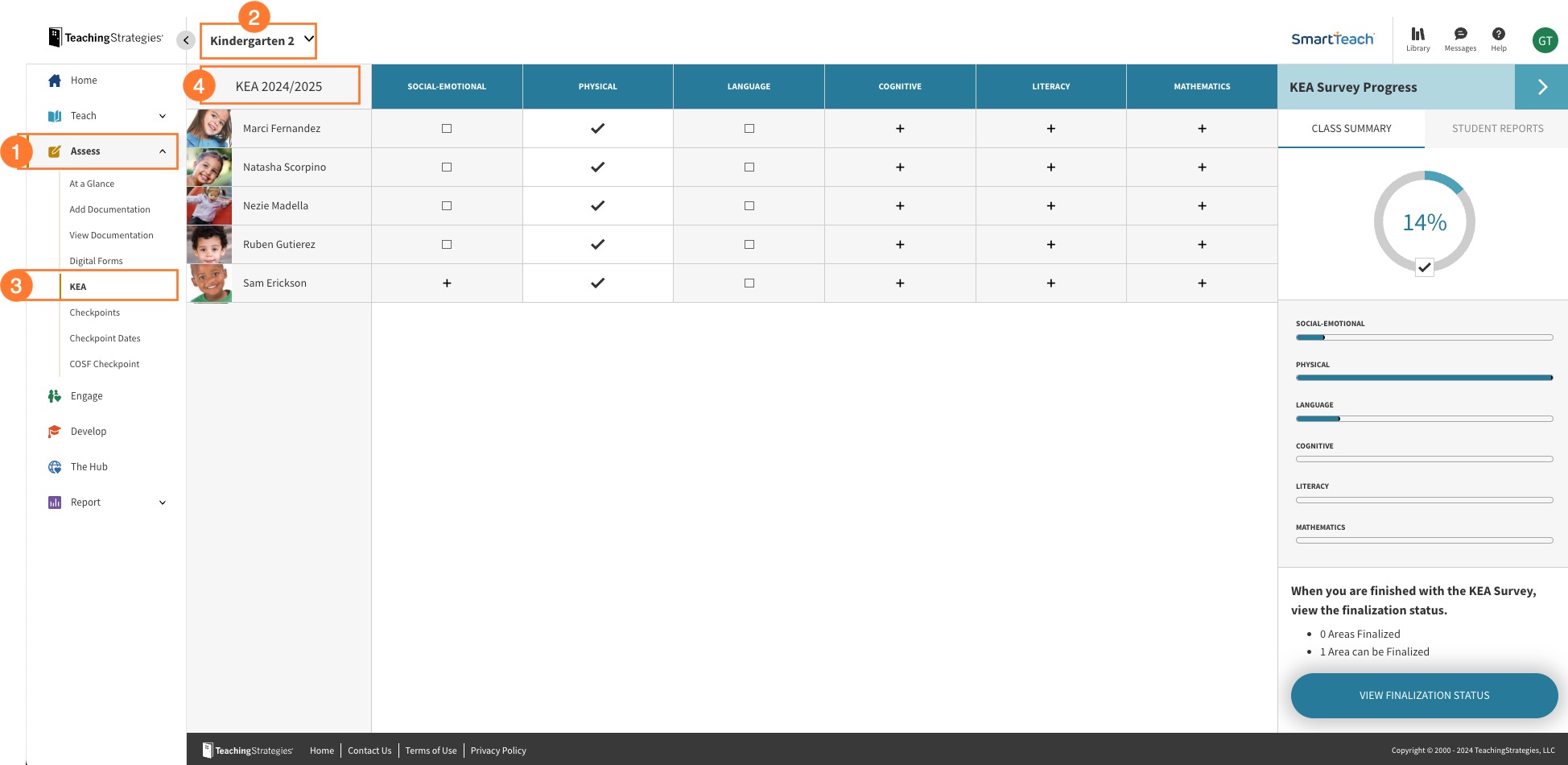 Using the KEA Survey