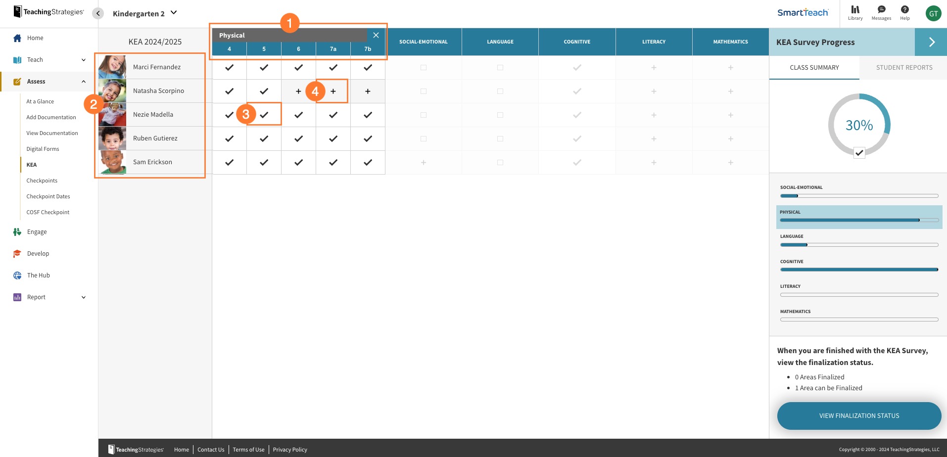 Using the KEA Survey