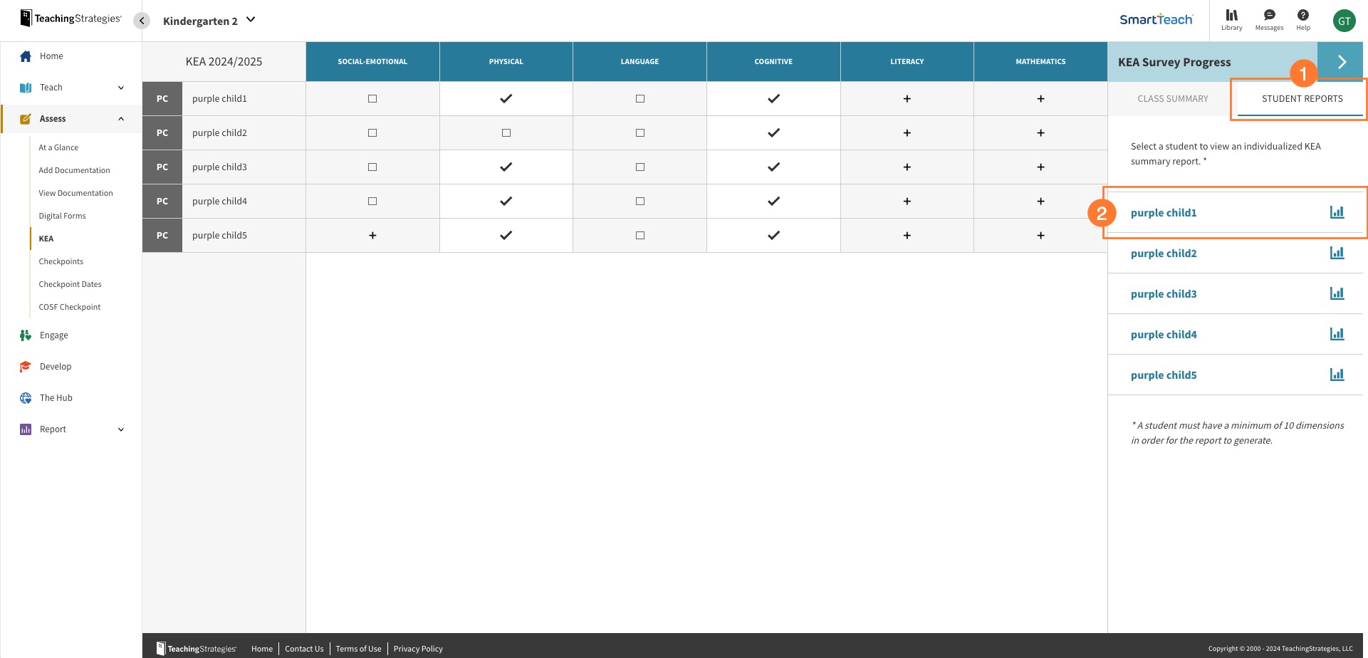 MyTeachingStrategies® Support Portal