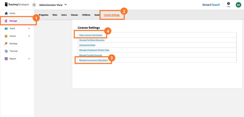 Assigning Curriculum Products to Classes in SmartTeach