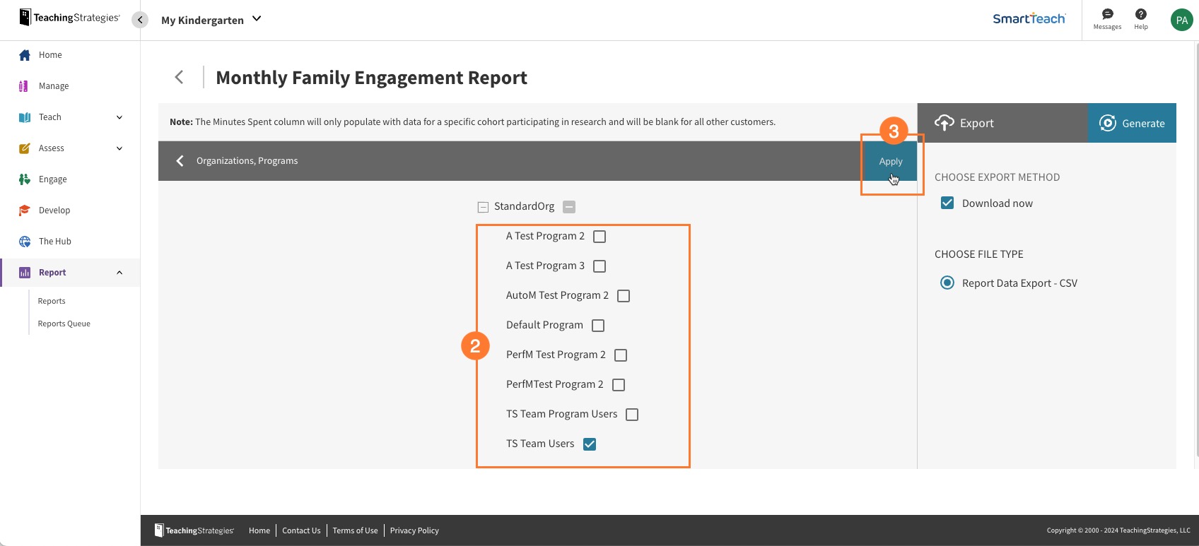 Monthly Family Engagement Report