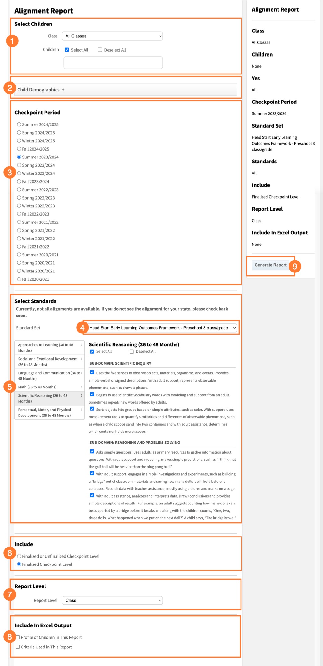 Alignment Report - Teachers