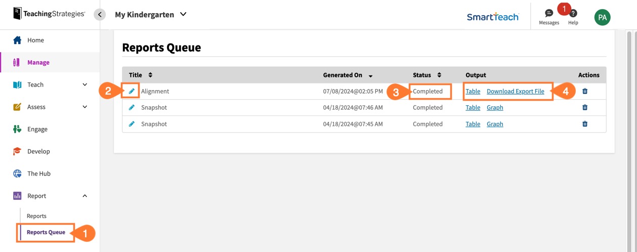 Alignment Report - Teachers
